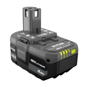 Ryobi ONE+ 18V Lithium-Ion 4.0 Ah Battery (2-Pack) with 18V Lithium-Ion Charger