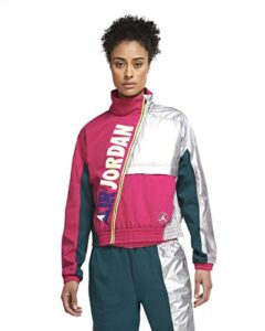 jordan women’s watermelon/dark atomic teal winter utility jacket (cw6497 674) – s