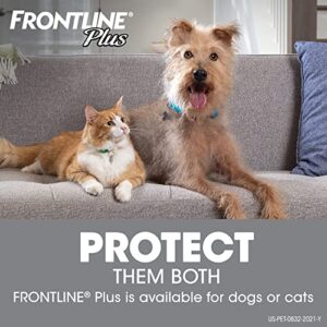 FRONTLINE Plus for Dogs Flea and Tick Treatment (Large Dog, 45-88 lbs.) 3 Doses (Purple Box)