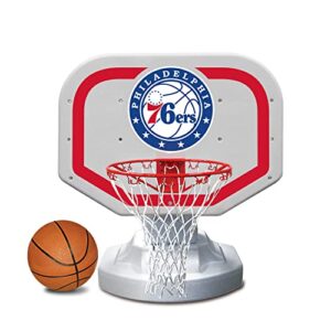 poolmaster72923 philadelphia 76ers nba usa competition-style poolside basketball game