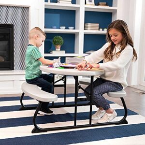 Lifetime 60339 Kids Picnic Table, Gray