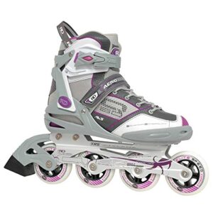 roller derby aerio q-60 women’s inline skates – white/grey – size 09