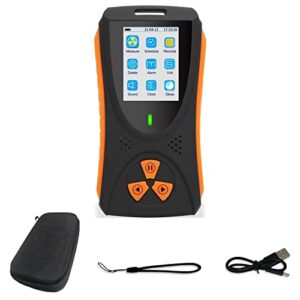 ynitjh portable geiger counter nuclear radiation monitor alarm nuclear radiation detector personal dose ore xy ray measuring instrument dosimeter digital meter high sensitivity