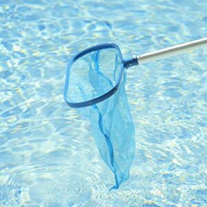 Poolmaster 18215 Basic Aluminum Leaf Rake, Medium, Blue