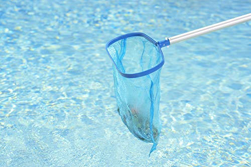 Poolmaster 18215 Basic Aluminum Leaf Rake, Medium, Blue