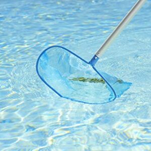 Poolmaster 18215 Basic Aluminum Leaf Rake, Medium, Blue