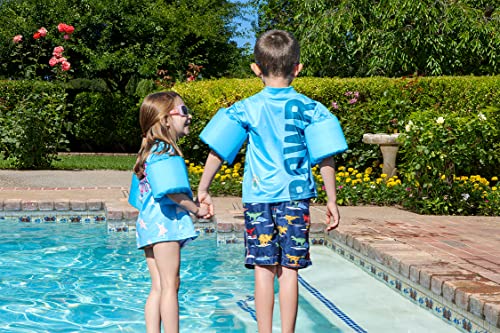 Poolmaster Swimming Pool Swim Shirt Swim Vest with Arm Floaties, Unicorn