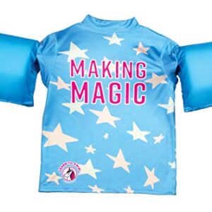 Poolmaster Swimming Pool Swim Shirt Swim Vest with Arm Floaties, Unicorn