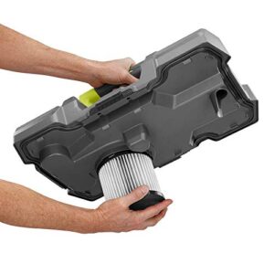 RYOBI 18-Volt ONE + Lithium-Ion Cordless 3 Gal. Project Wet/Dry Vacuum with Acessory Storage, 4.0 Ah Battery and Charger