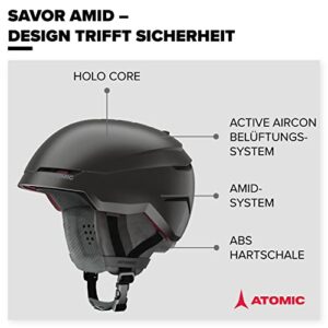 Atomic Savor Amid Helmet Black, 51-55cm