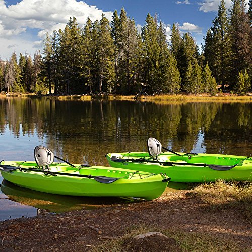 Tioga Sit-On-Top Kayak with Paddle (2 Pack), Lime, 120"