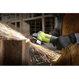 Ryobi ZRAG403G 5.5 Amp 4-1/2 in. Angle Grinder (Green) (Renewed)