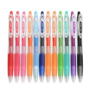 PILOT Juice Gel Ink Ballpoint Pen, 0.5mm, 12 Color Set (LJU120EF-12C)