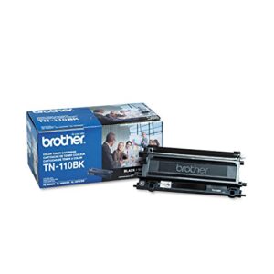 brother tn110bk original toner cartridge, black – in retail packaging