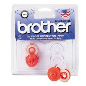 brother : lift-off correction typewriter tape, 1500 yield, two per pack -:- sold as 2 packs of – 2 – / – total of 4 each