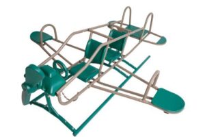 lifetime ace flyer airplane teeter totter – earthtone (90135)