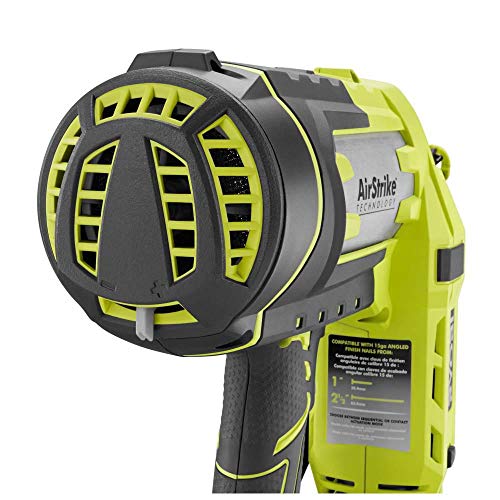 Ryobi P330 18V ONE+ Angled 15 Ga Finish Nailer Battery and Charger Not Included