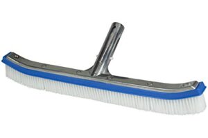 poolmaster 17-1/2-inch aluminum swimming pool brush, essential collection