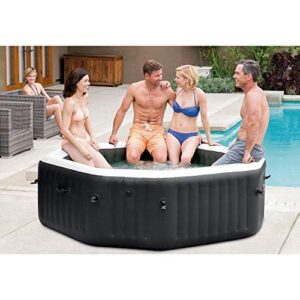 Intex 79" X 28" PureSpa Jet and Bubble Deluxe Inflatable Spa Set, 4-Person 28457E