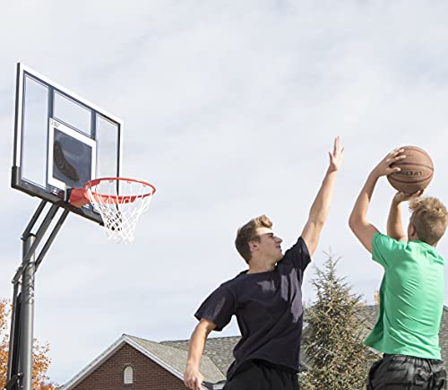 Lifetime 71524 XL Height Adjustable Portable Basketball System, 54 Inch Shatterproof Backboard