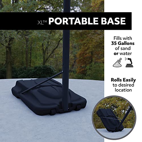 Lifetime 71524 XL Height Adjustable Portable Basketball System, 54 Inch Shatterproof Backboard