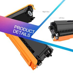 Shidono Compatible Toner Cartridge Replacement for Brother TN433 Fits with DCP-L8410CDW/HL-L8260CDW/ HL-L8360CDW/ HL-L8360CDWT/ HL-L9310CDW/ HL-L9310CDWT Printer, 4-Pack [Black/Cyan/Yellow/Magenta]