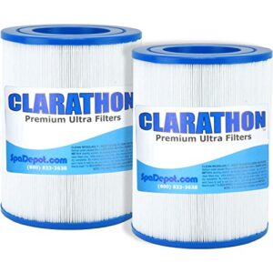 clarathon replacement for aquarest/dream maker hot tub spa filters (round cartridge) aqua rest (2) pack