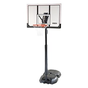 lifetime 51544 front court portable basketball system, 50 inch shatterproof backboard