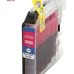 8 Pack - Toner Refill Store Compatible Brother LC203BK, LC203C, LC203M, LC203Y Replacement Ink Cartridges for the Brother: MFC-J4320DW, MFC-J4420DW, MFC-J4620DW, MFC-J5520DW, MFC-J5620DW, MFC-J5720DW. Page Yield: 550 pages at 5% page coverage per page. (2