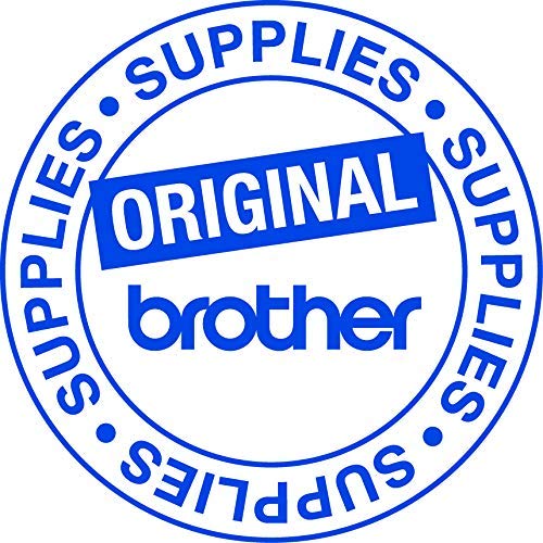 Brother DK-11219 Label Roll, Round Labels, Black on White, 12 mm, 1200 Label Roll, Brother Genuine Supplies