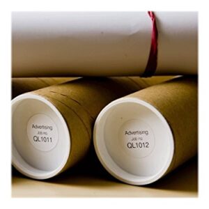 Brother DK-11219 Label Roll, Round Labels, Black on White, 12 mm, 1200 Label Roll, Brother Genuine Supplies