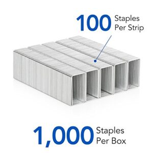 Swingline Staples, Heavy Duty, 15/16" Length, 210 Sheet Capacity, 100/Strip, 1000/Box, 1 Pack (35320) - Silver