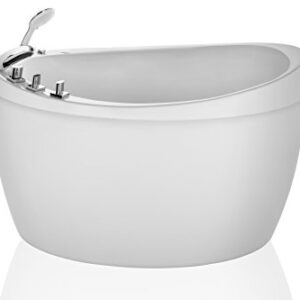 Empava Whirlpool Bathtub Massage Soaking SPA Chromatherapy Jets Tub Model 2021 48JT011