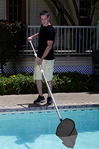 Poolmaster 21306 15 Foot Telescopic, Adjustable and Compact Aluminum Pole for Swimming Pool Cleaning, Commercial Collection, Silver