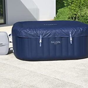 Bestway SaluSpa Hawaii AirJet Inflatable Hot Tub Spa | 71" x 71" x 26" Square Shape | Fits Up to 4-6 Persons