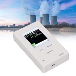 Radiation Dose Counter, High Sensitivity Portable Radiation Detector Quick Response with 3.7V 1000mAh Battery for Laboratory