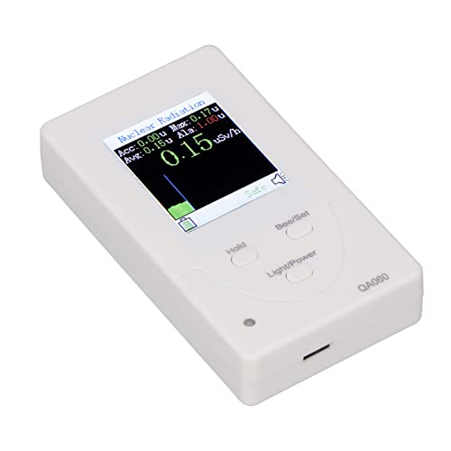 Portable Radiation Detector, Adjustable Brightness USB Charging High Sensitivity Radiation Dose Counter for Laboratory