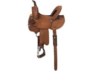 royal king branson rough out barrel saddle 14in