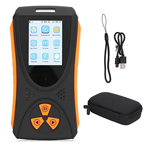 Geiger Counter, Portable Nuclear Radiation Detector High Accuracy X β γ Rays Tester Radiation Dose Alarm for laboratory, Hazardous Material Handling