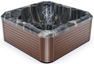 luxuria spas aspen 7-person 43-jet hot tub with ozonator