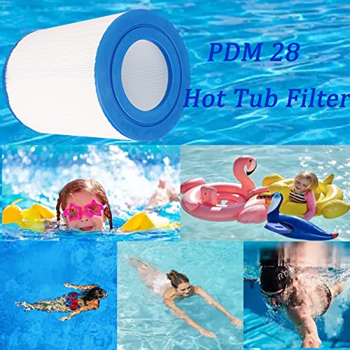 Toolyuan PDM28 Hot Tub Filter for Aquarest Dream Maker 461273 PDM28 FC9944 FC-9944 Spa Filter Cartridges - 2 Pack