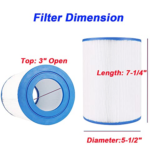 Toolyuan PDM28 Hot Tub Filter for Aquarest Dream Maker 461273 PDM28 FC9944 FC-9944 Spa Filter Cartridges - 2 Pack