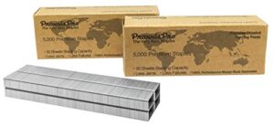 praxxispro powerhouse premium staples, 26/6, full-strip chisel pointed staples, 2 to 45 sheets, for powerhouse electric stapler and all standard staplers – for office and home use (10,000)