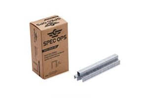 spec ops tools heavy duty staples, 3/8-in, 5,000 pack, 3% donated to veterans