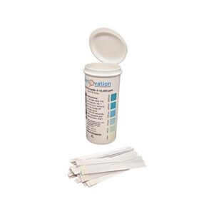 Very High Level Hydrogen Peroxide H2O2 Test Strips, 0-10,000 ppm [Vial of 50 Strips]