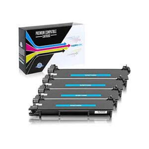 suppliesoutlet compatible toner cartridge replacement for brother tn660 / tn-660 / tn630 / tn-630 (black,4 pack)