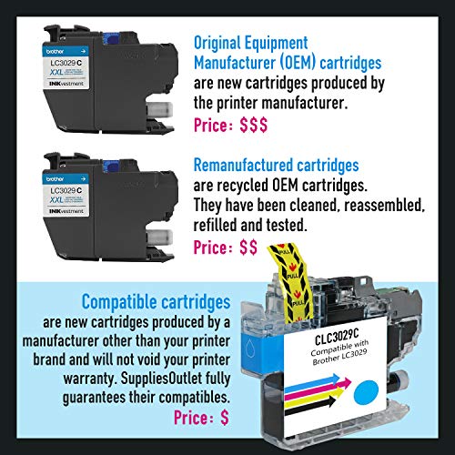 SuppliesOutlet Compatible Toner Cartridge Replacement for Brother TN660 / TN-660 / TN630 / TN-630 (Black,4 Pack)