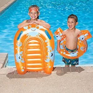 Poolmaster 81530 Learn-to-Swim Little Ones Crab Swim Set , Orange Small