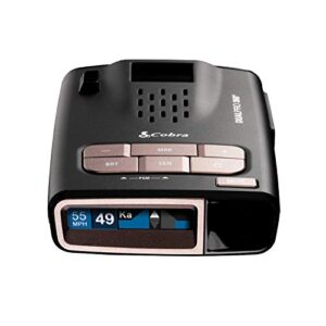 cobra dualpro 360° radar detector by creators of escort radar – long range, iradar app, front & rear advanced sensors, directional alert arrows, gps autolearn technology for fewer false alerts