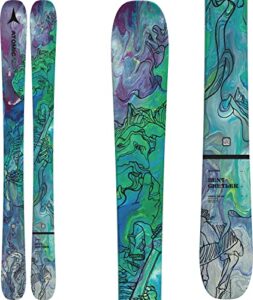 atomic bent chetler mini skis kids sz 133cm metallic blue/purple